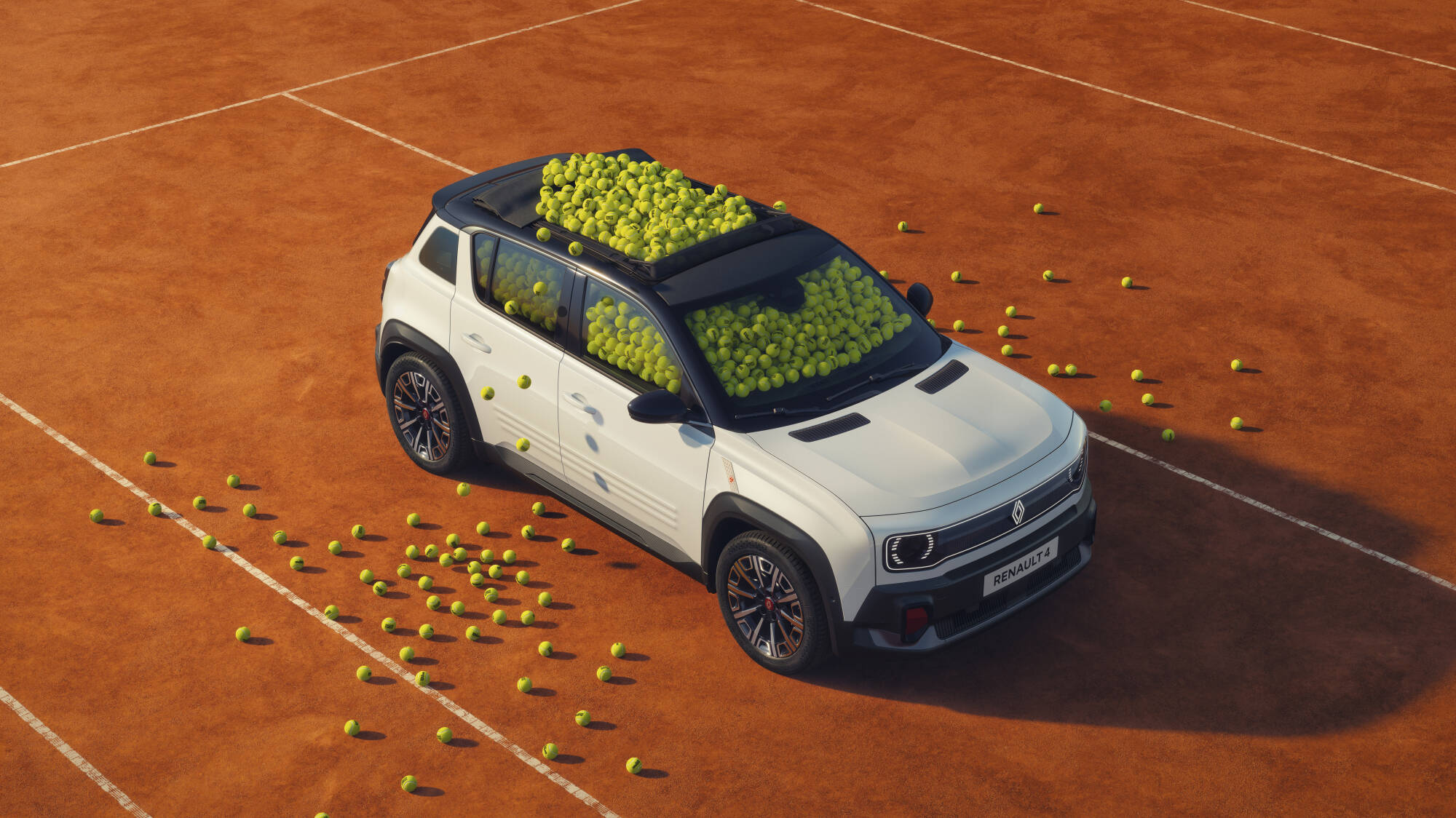 Renault’dan Roland-Garros’a Özel Elektrikli Dokunuş: Renault 4 E-Tech ...